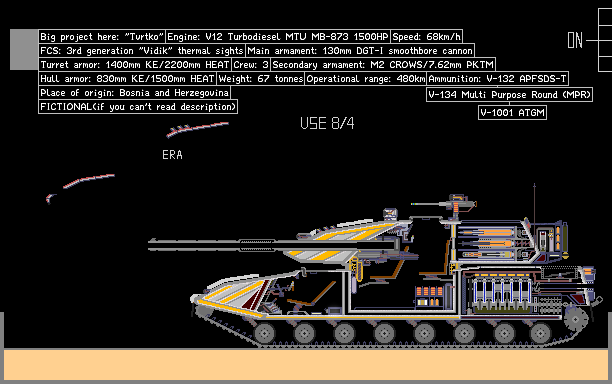 Tvrtko-1 MBT by HarunK